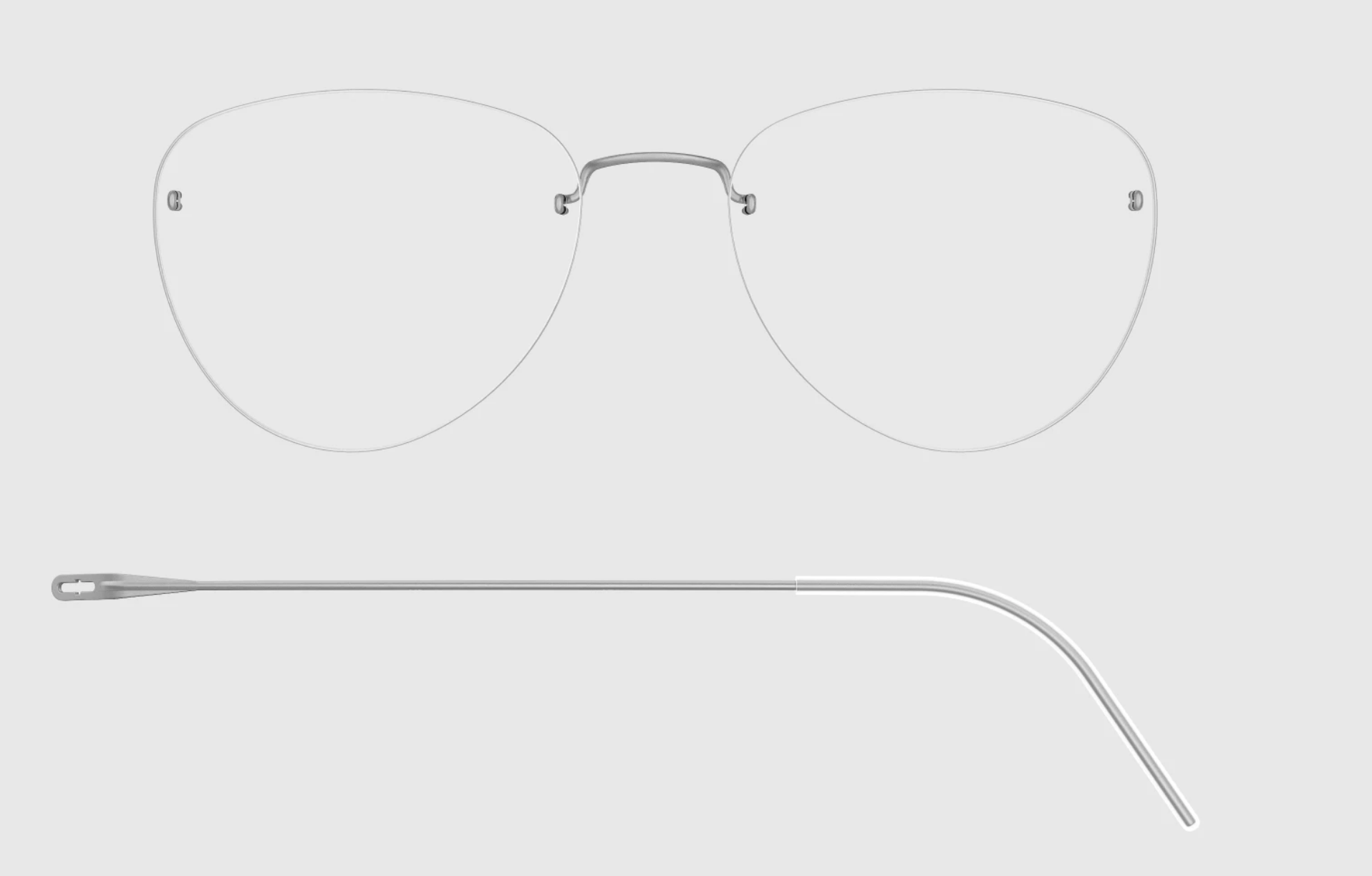 Lindberg 2403 Titanium Rimless Frame – Dr. Monga Opticians